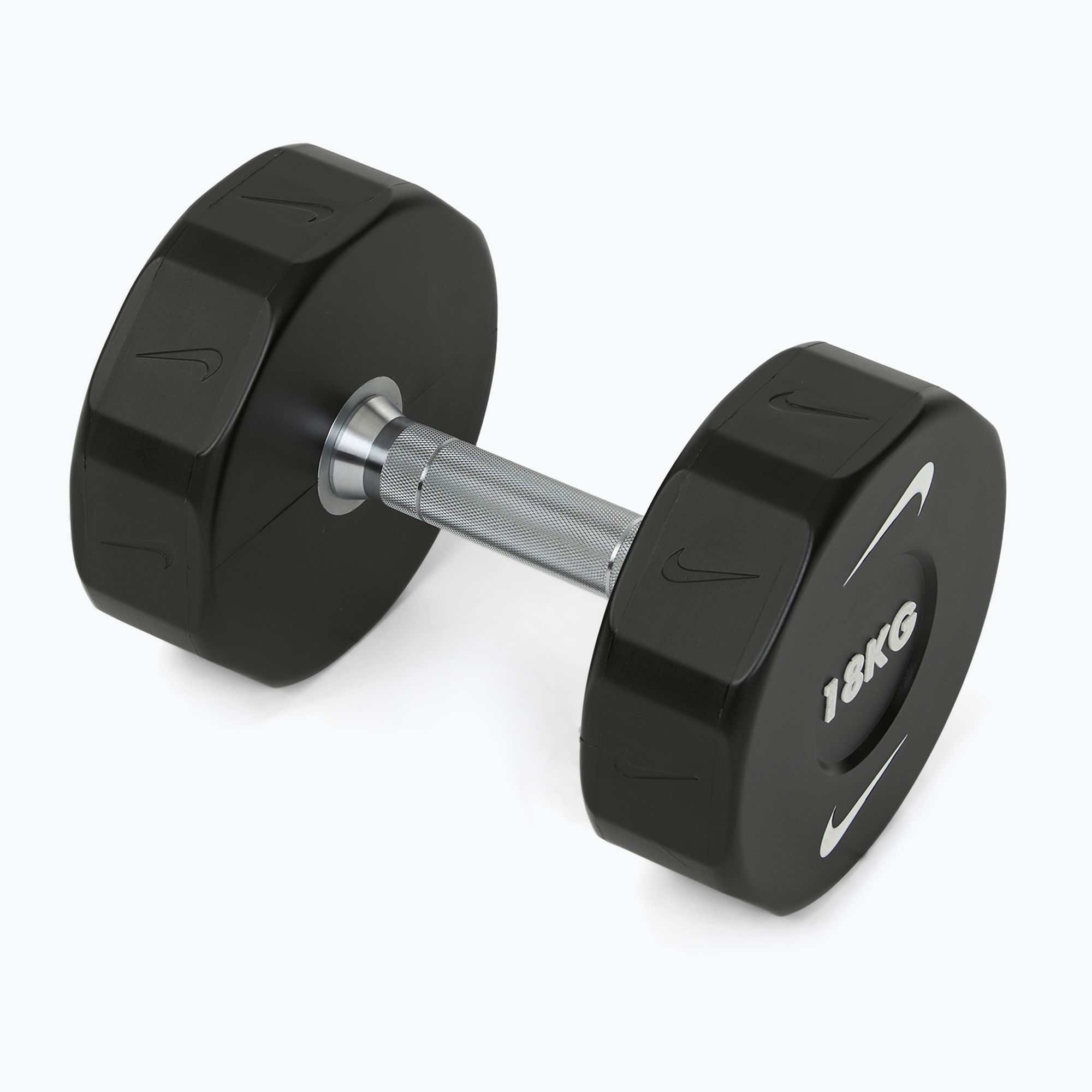 Krómozott kézisúlyzó Nike Strength Pro Urethane Dumbbell 16 kg black ...