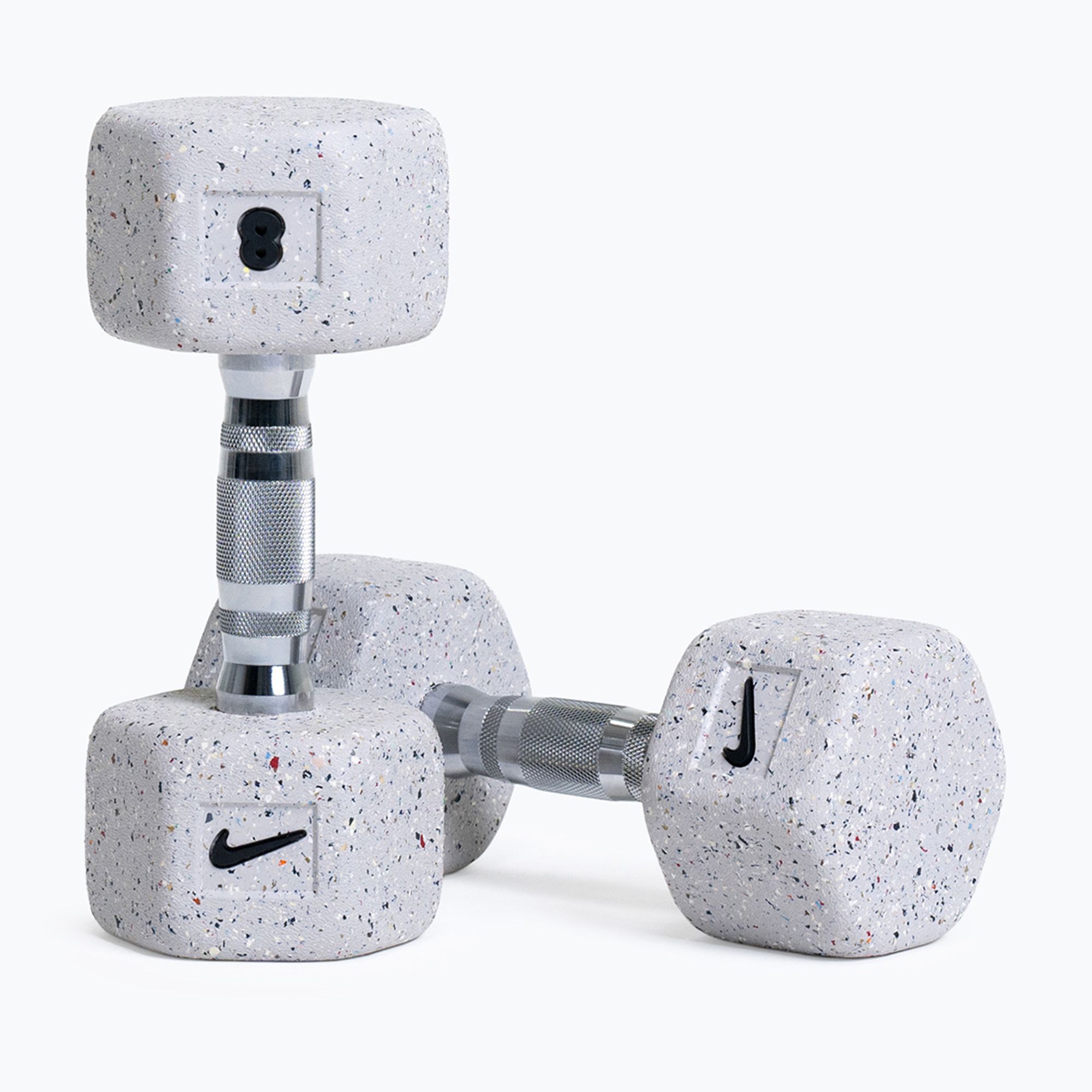 Kézi súlyzók Nike Strength Grind Hex Dumbbell 2 x 20 kg wolf grey (DGHK ...