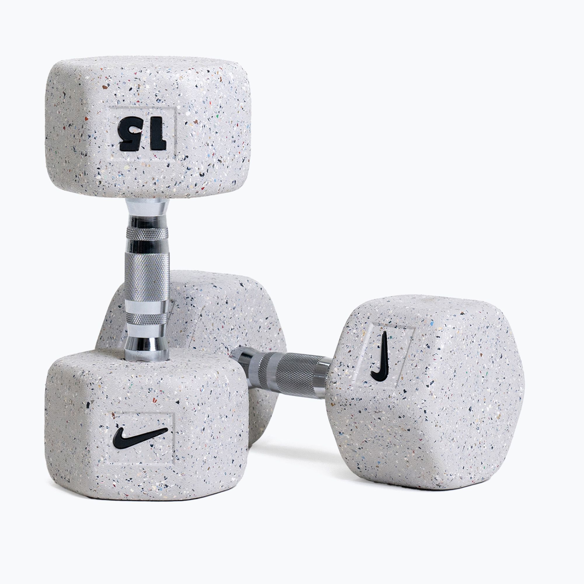 Kézi súlyzók Nike Strength Grind Hex Dumbbell 2 x 5 kg wolf grey (DGHK ...