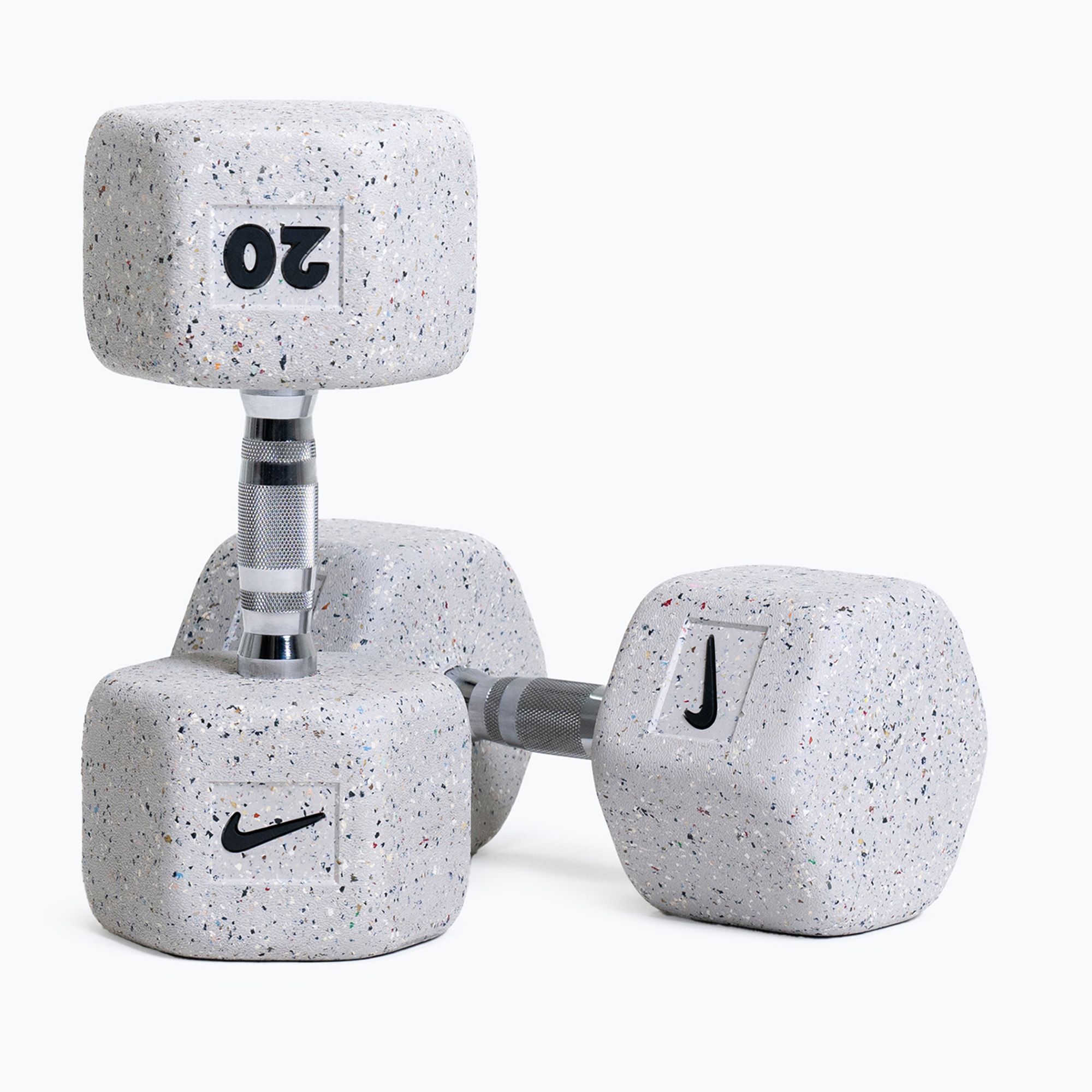 Kézi súlyzók Nike Strength Grind Hex Dumbbell 2 x 12,5 kg wolf grey ...