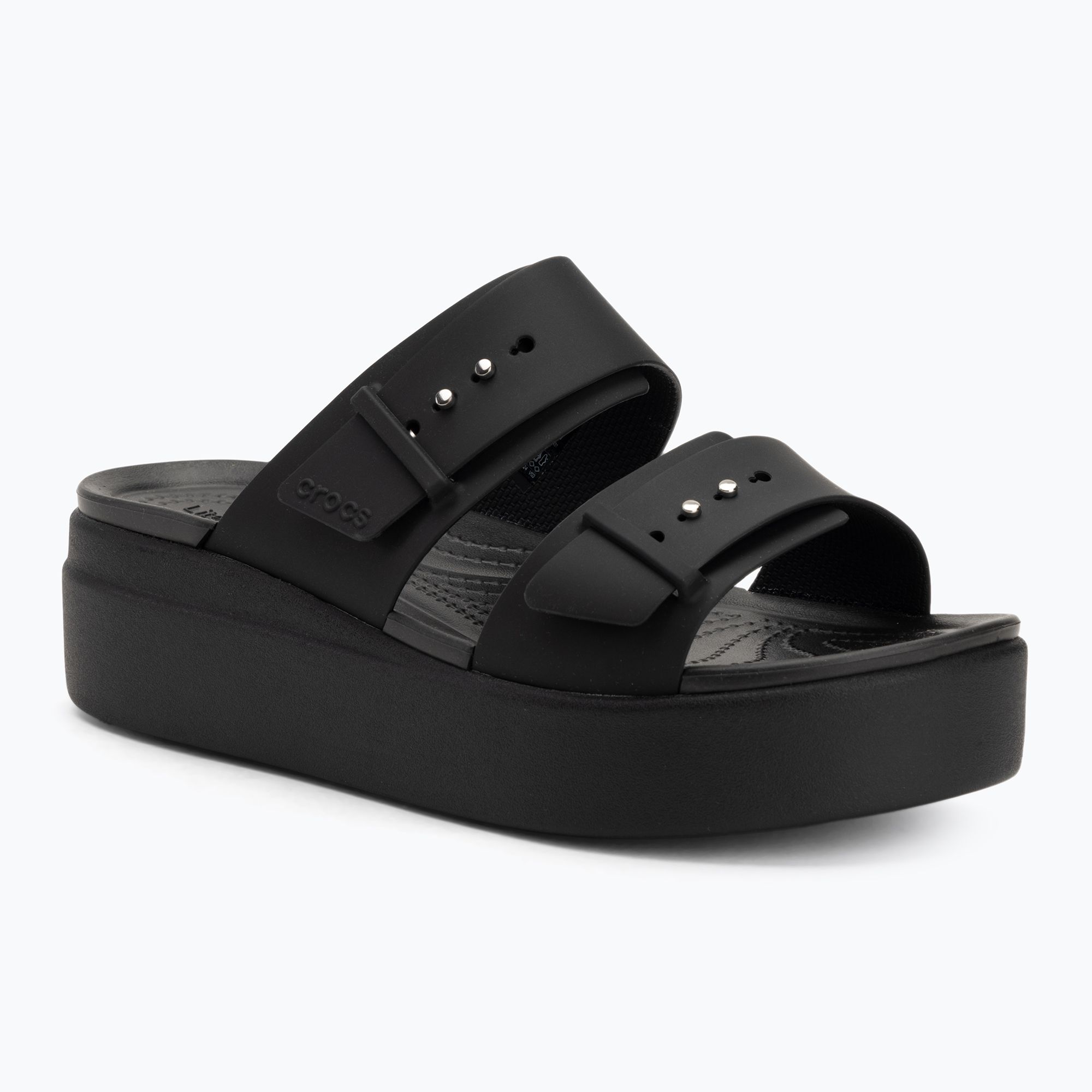 Női flip-flopok Crocs Brooklyn Low Wedge fekete (207431-001) - Sportano.hu