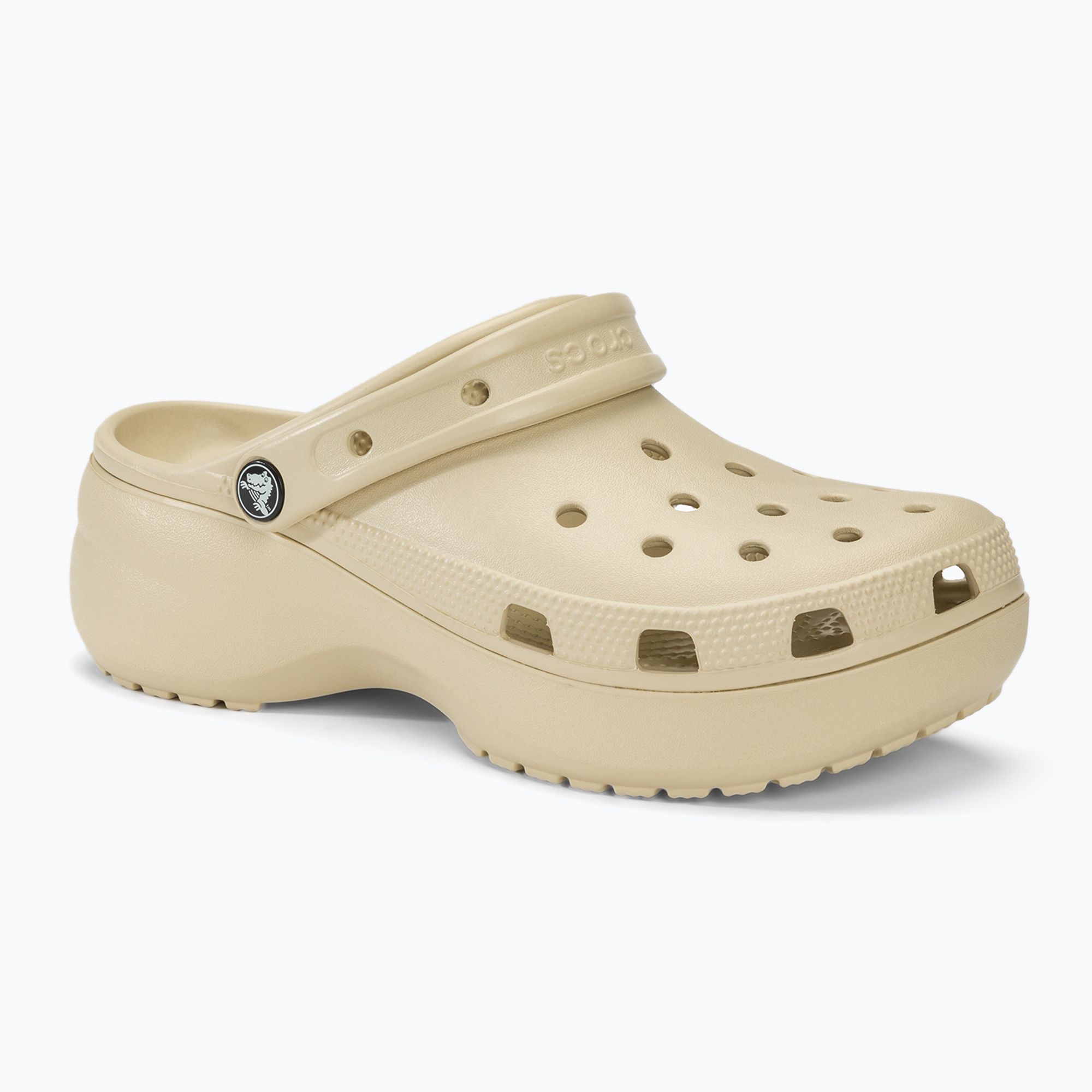 Papucs, női Crocs Classic Platform Clog bone (206750-2Y2) - Sportano.hu