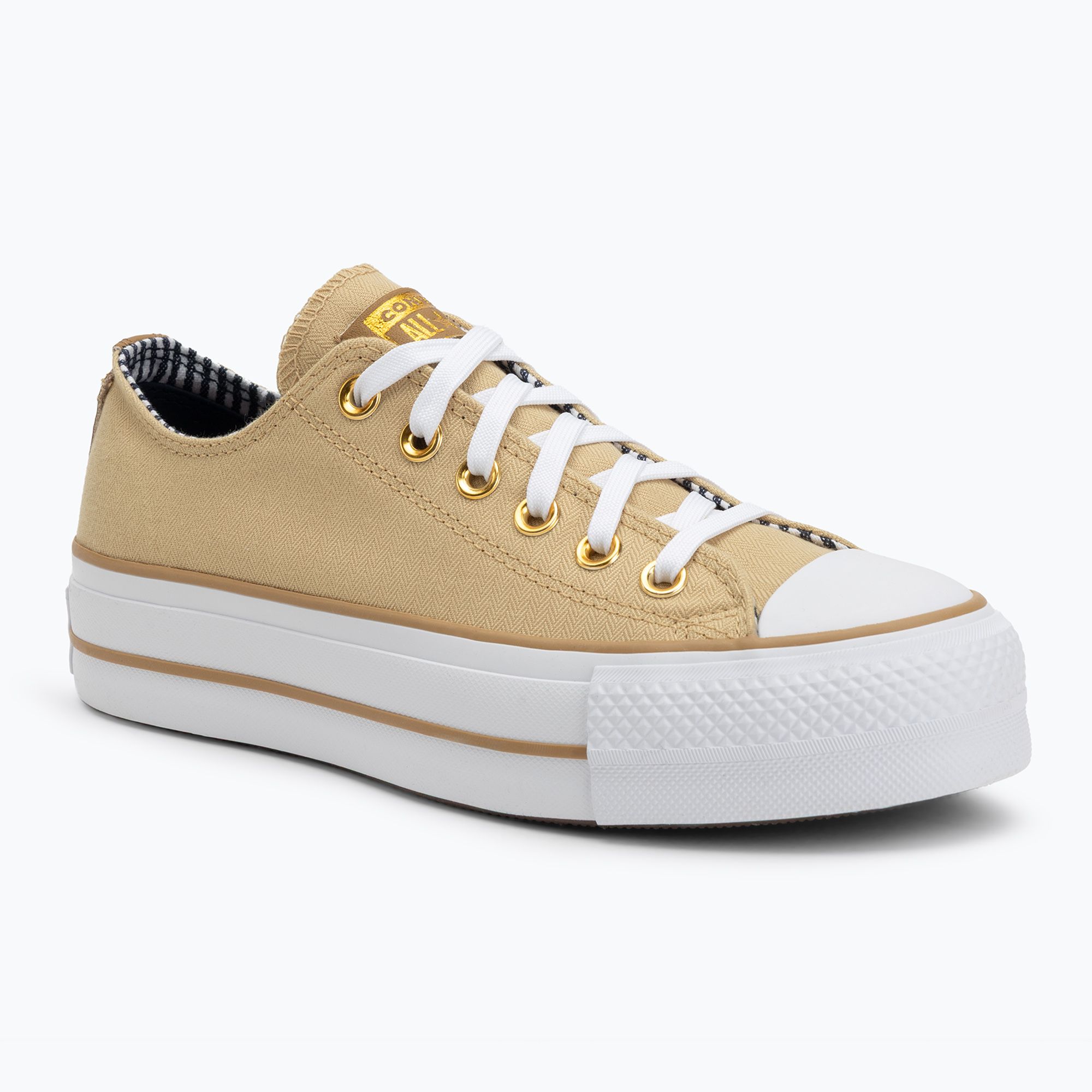 Converse női tornacipő Chuck Taylor All Star Lift Platform Herringbone ...
