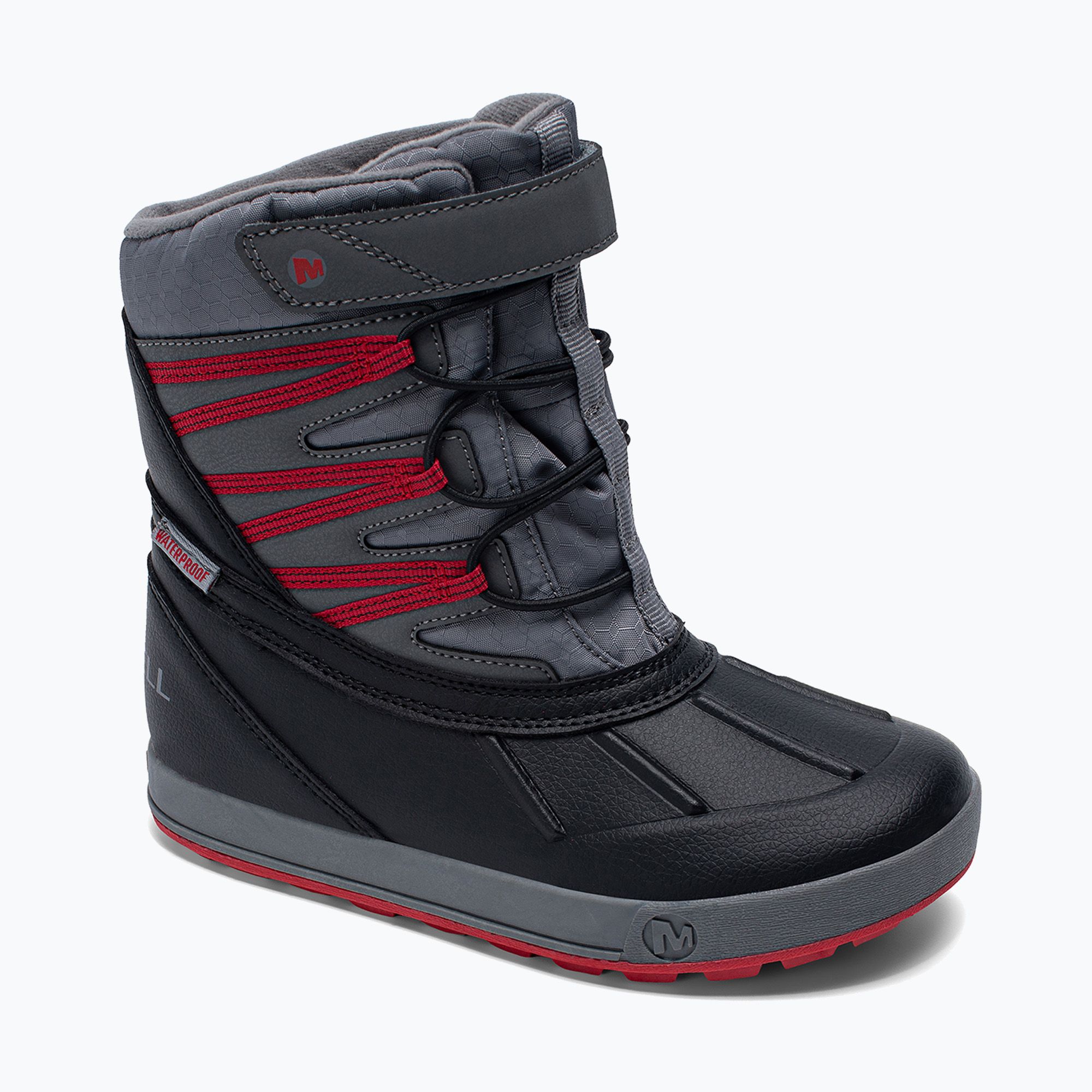 Gyerek hótaposók Merrell Snow Bank 5.0 WP wheat/black (MK268433 ...