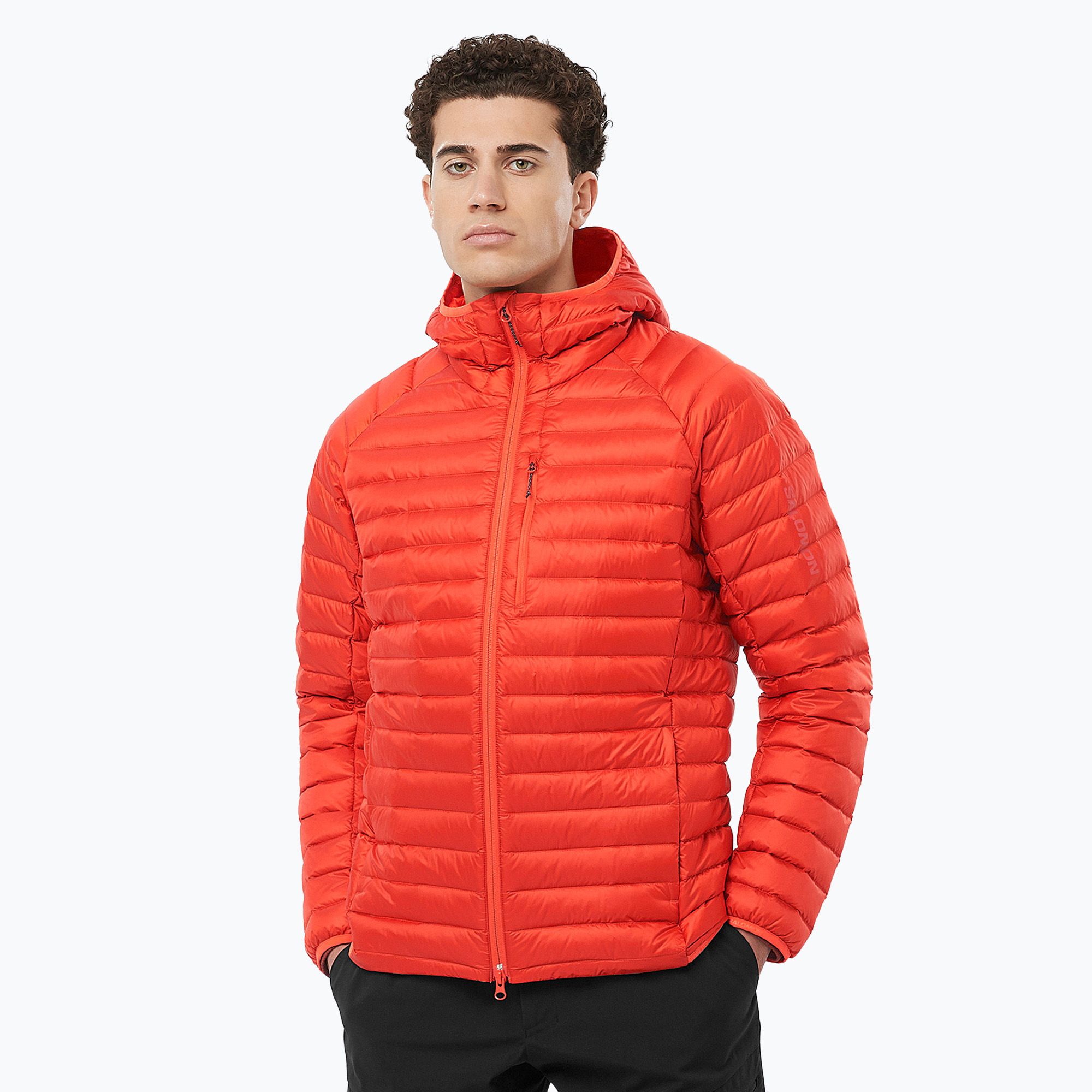 Férfi Salomon Elixir Micro Down Jacket Hd cherry paradicsom (LC2339400 ...