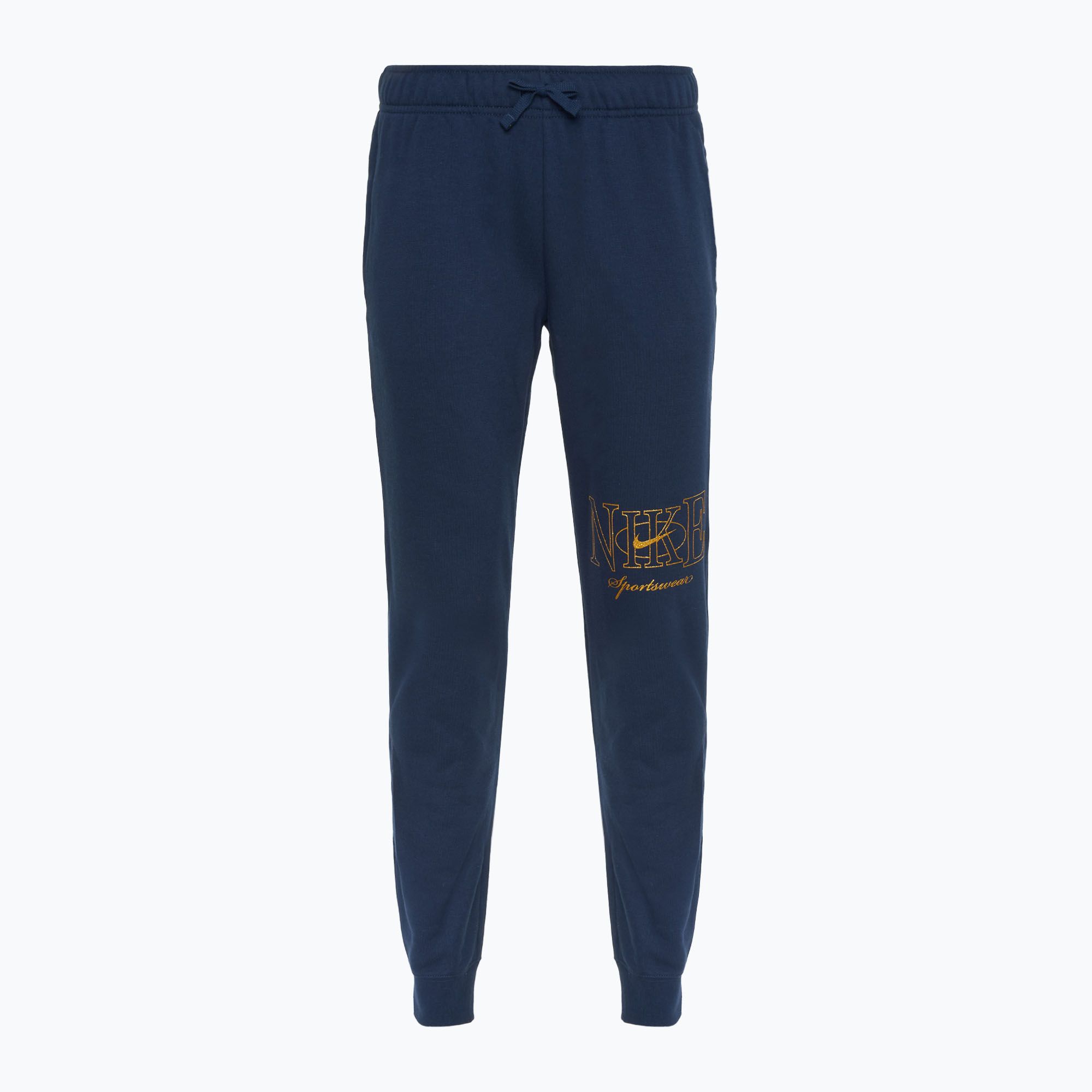 Női Nike Sportswear Club Fleece obszidián színű nadrág (FV8062-451 ...