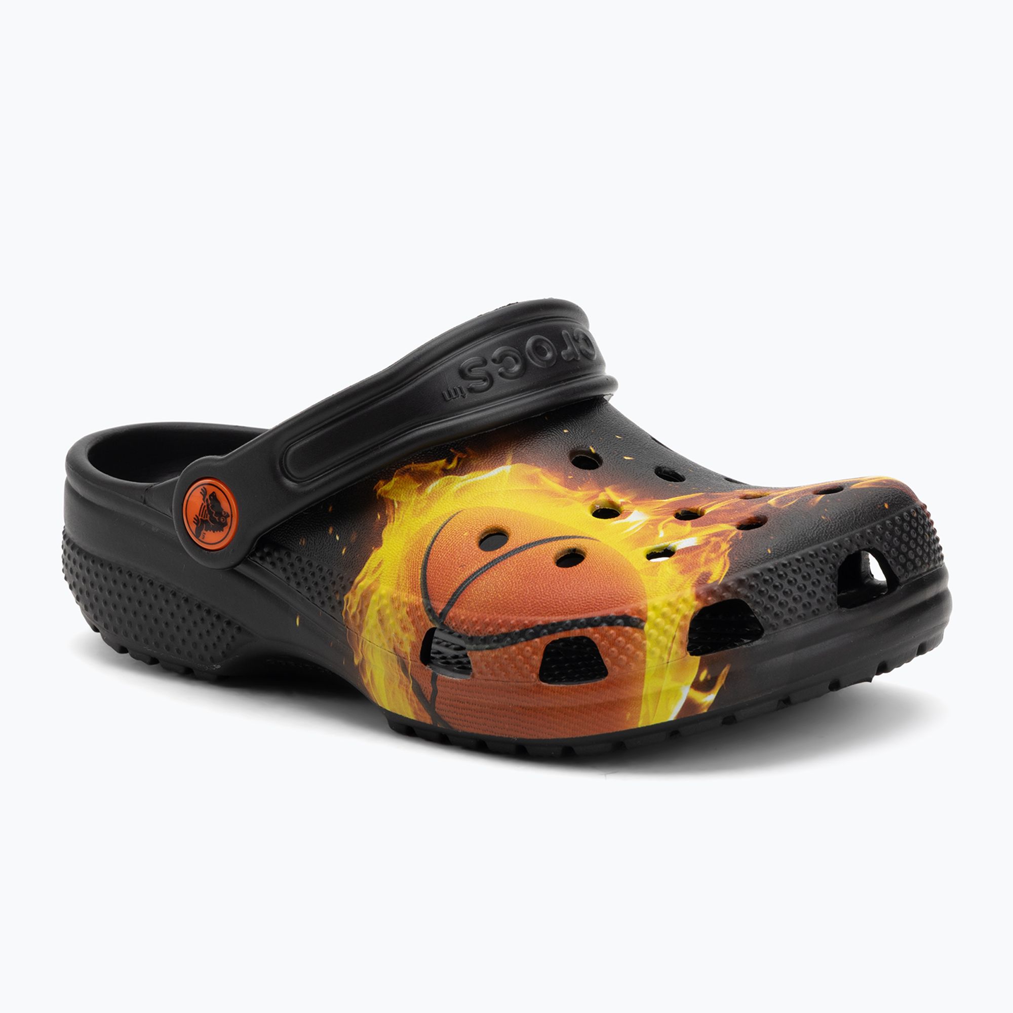 Gyerek papucsok Crocs Flaming Bball Clog Kids black (211590-001 ...