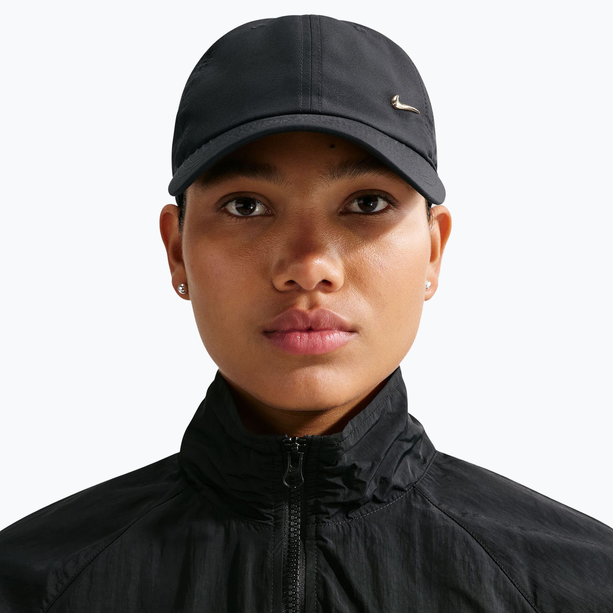 Baseballsapka Nike Dri-Fit Club Unstructured Metal Swoosh black ...
