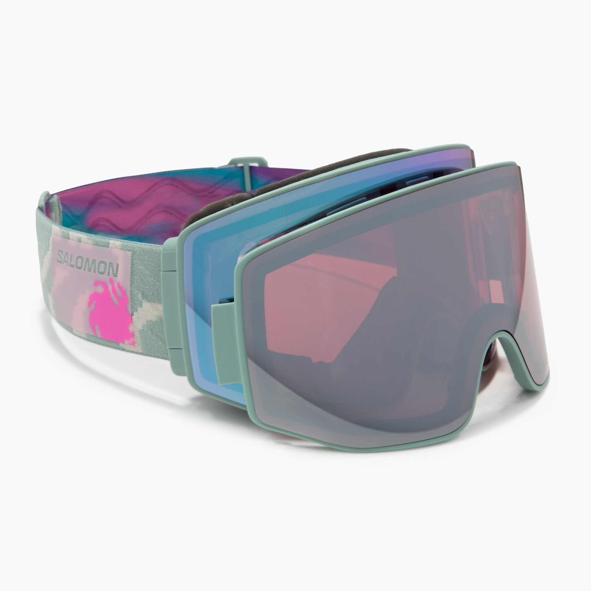 Síszemüveg Salomon Sentry Prime Sigma iceberg green/sigma silver pink ...