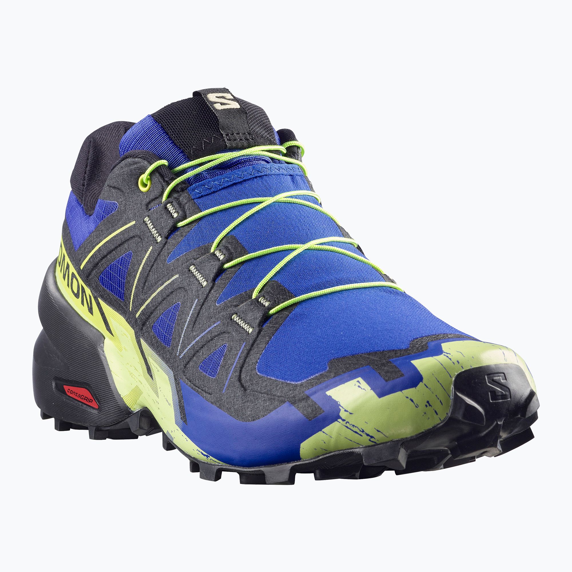 Férfi futócipő Salomon Speedcross 6 bluing/black/acid lime (L49145100 ...