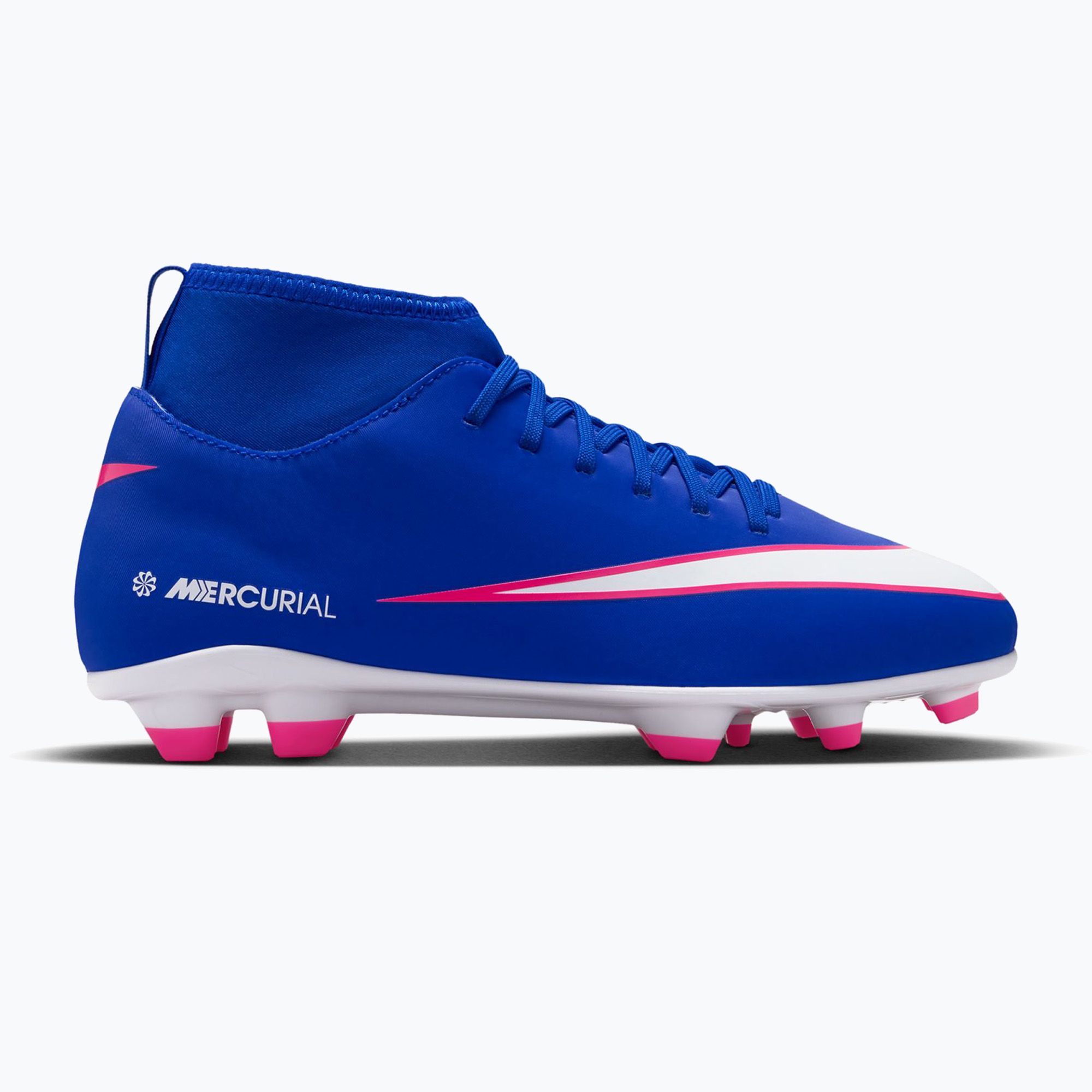 Gyerek focicipő Nike Mercurial Superfly 10 Club FG/MG racer blue/white ...