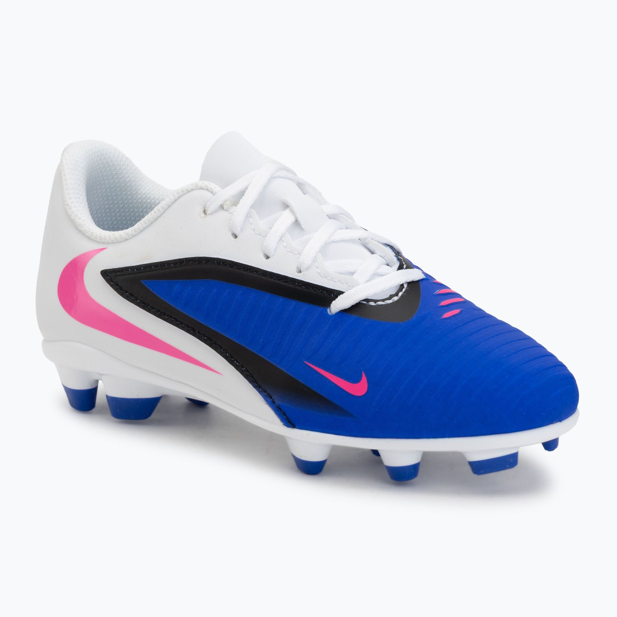 Gyerek focicipő Nike Phantom 6 Low Club MG racer blue/white/pink blast ...