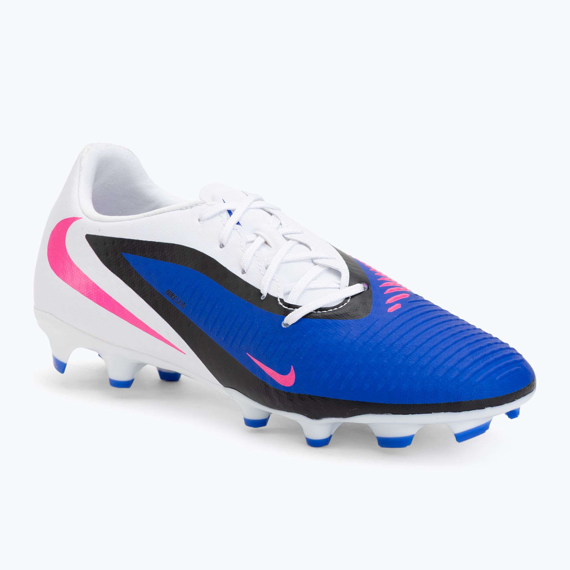 Férfi focicipő Nike Phantom 6 Low Academy FG/MG racer blue/white/pink ...