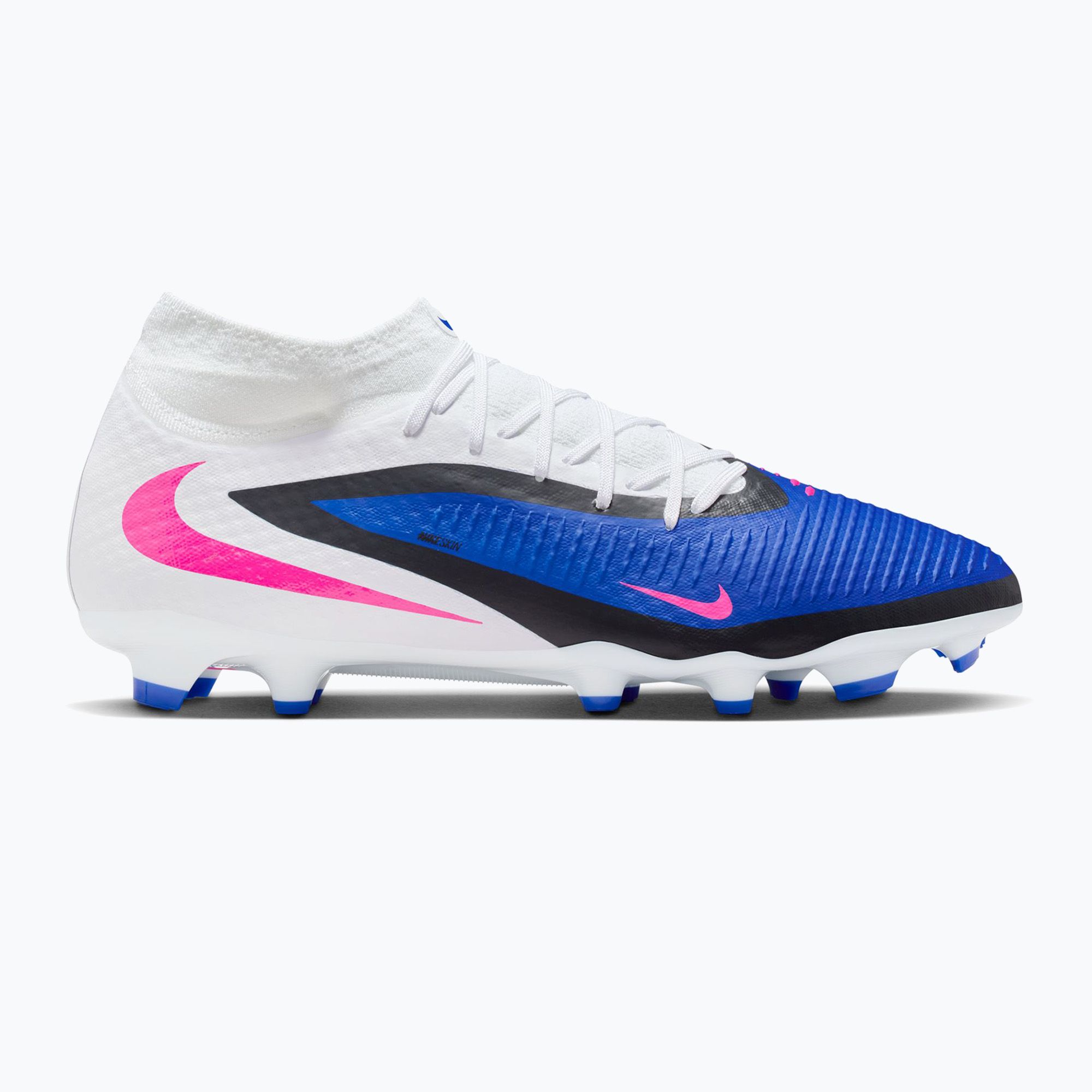 Férfi focicipő Nike Phantom 6 High Academy FG/MG racer blue/white/pink ...