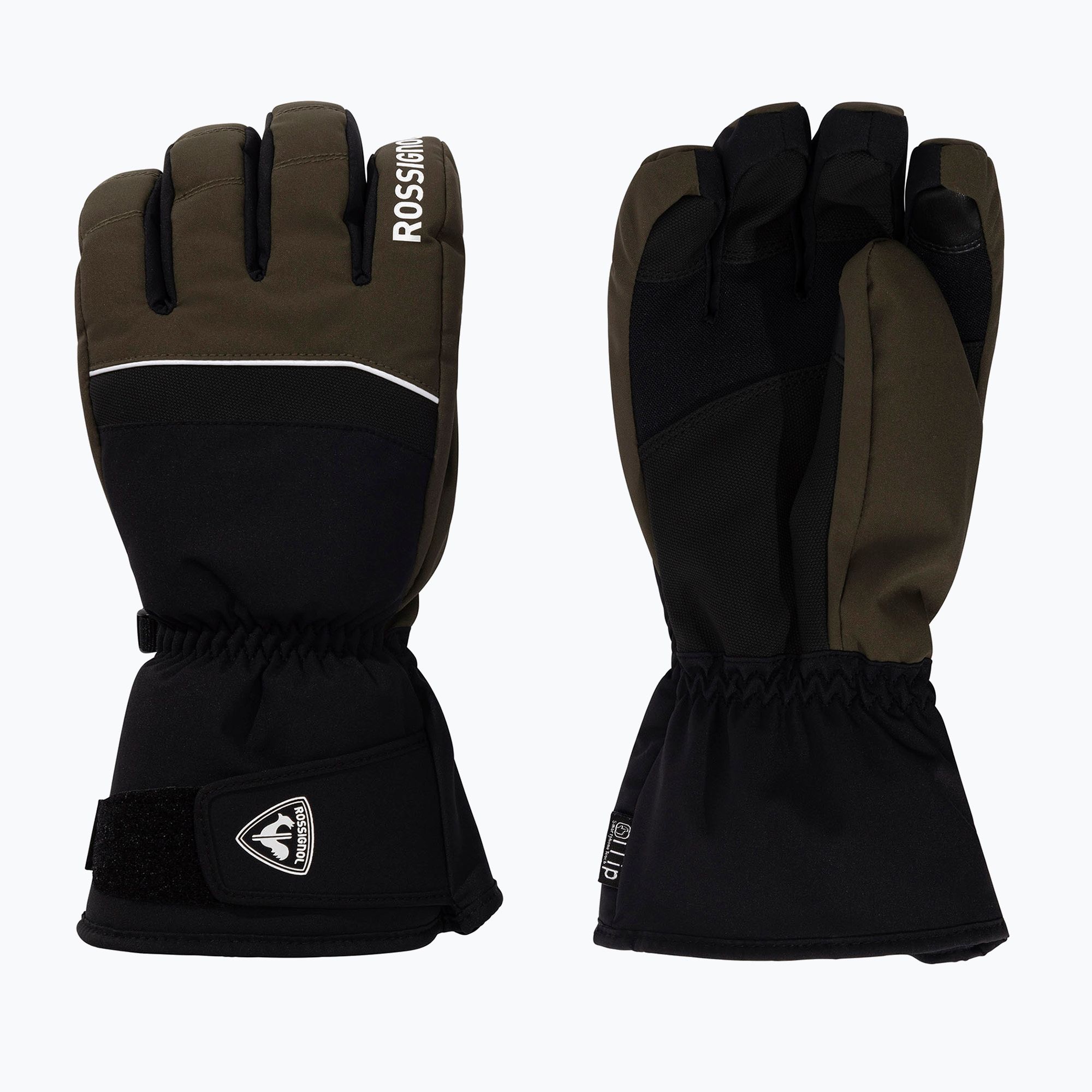 Férfi síkesztyűk Rossignol Tech Impr iTip olive shadow (RLOMG01_A01 ...