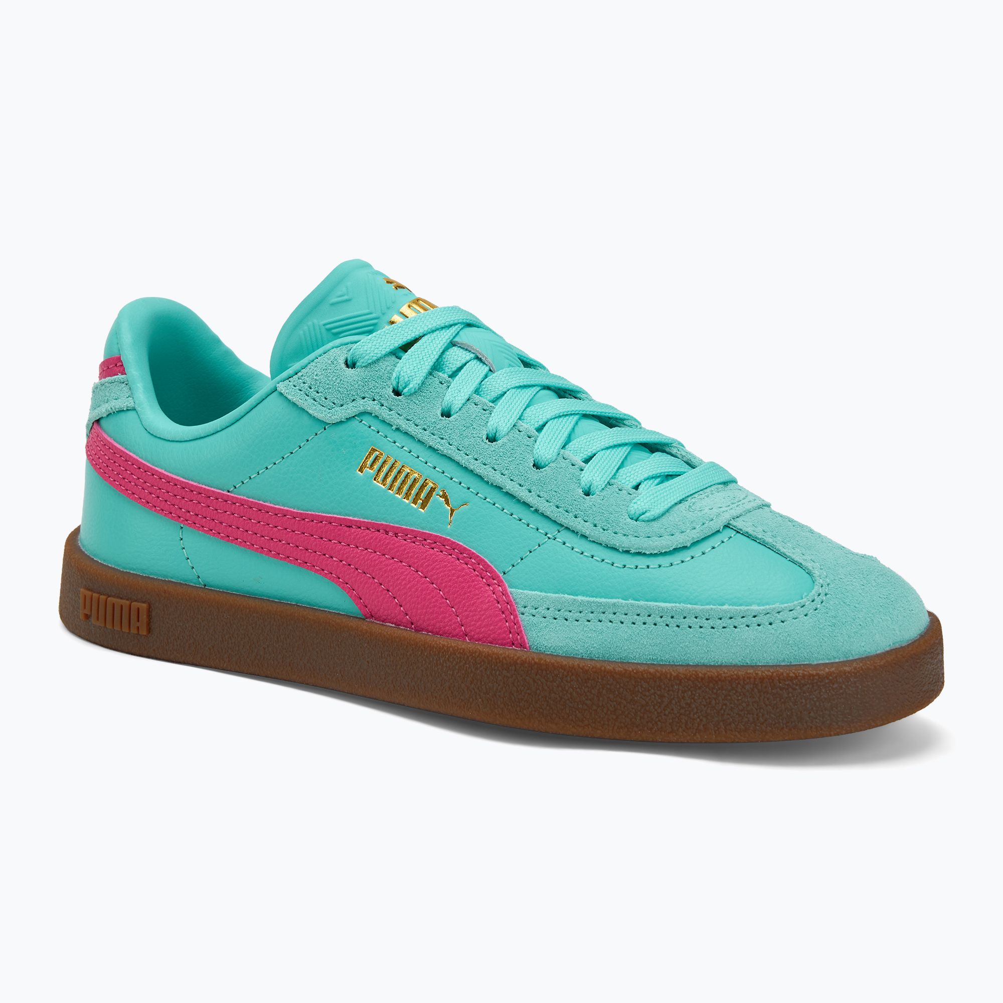 PUMA Club II Era Jr gyermek cipő aquatic/puma pink/puma gold (401489 04 ...