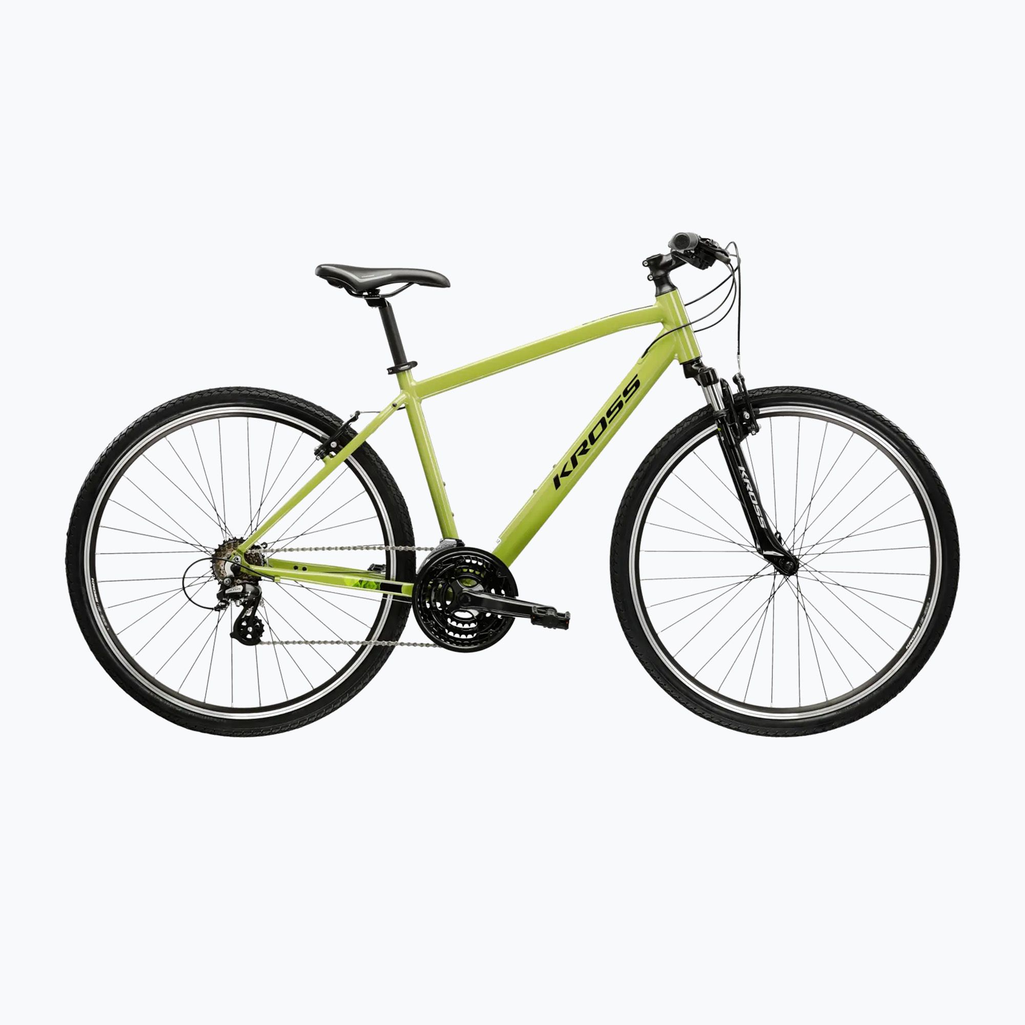 Cross kerékpár KROSS Evado 2.0 black/green/gloss (KREV2Z28X19M007932 ...