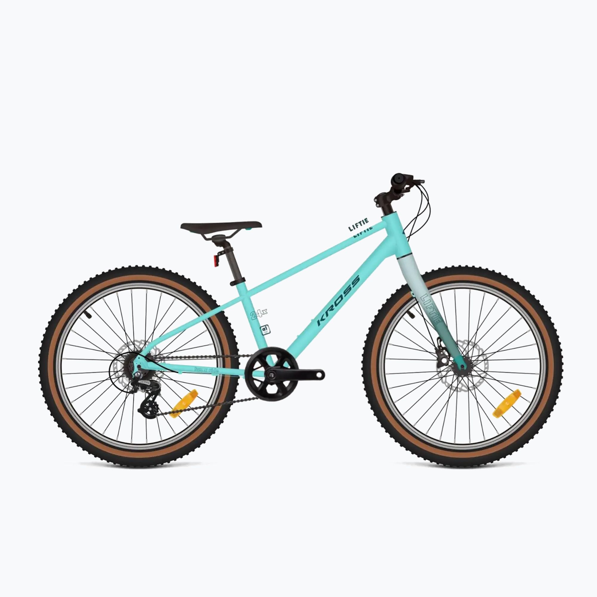 Gyermekkerékpár KROSS Liftie 24 X turquoise/black/gloss ...