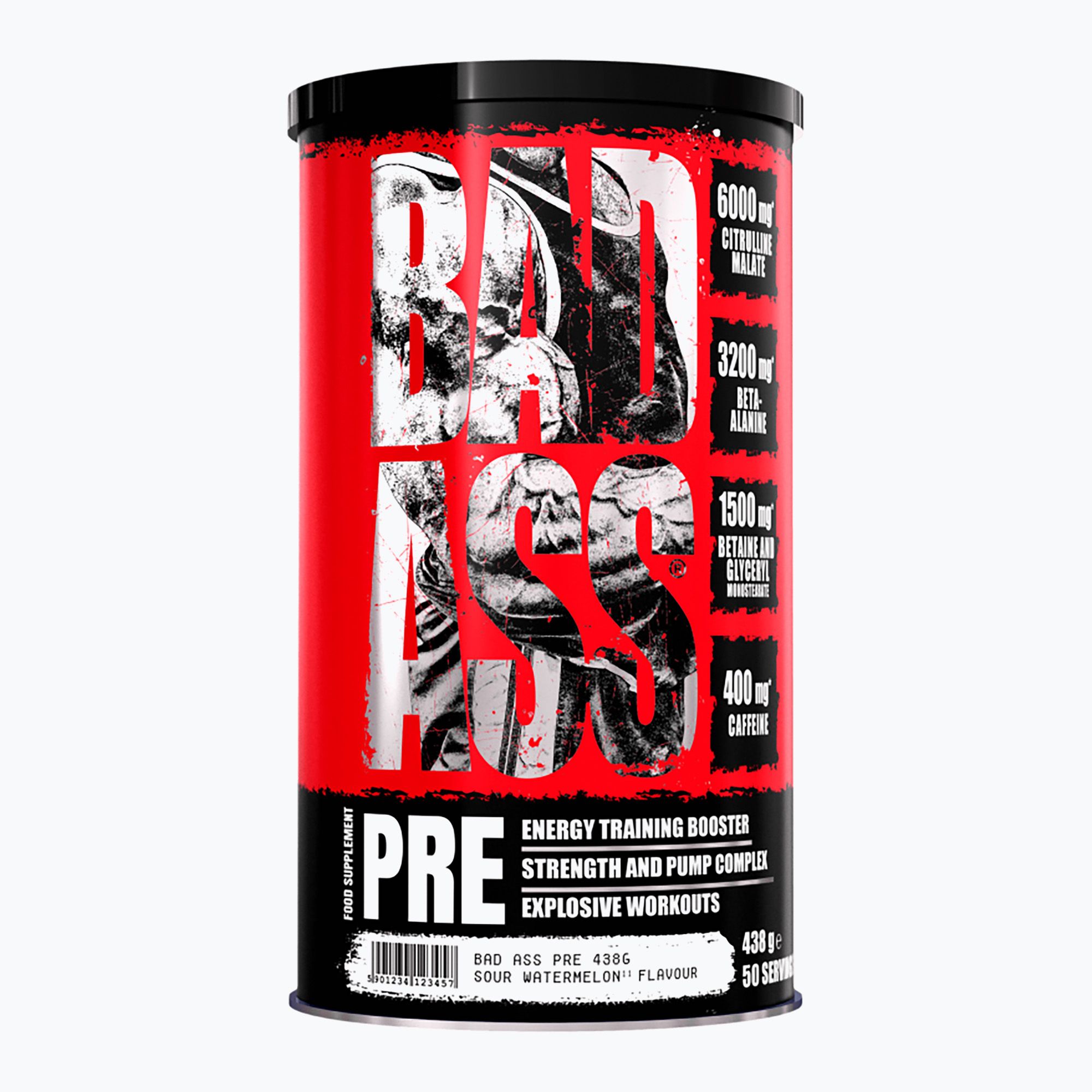 Pre-workout Fitness Authority Bad Ass Pre 438 g gyümölcs masszázs (BA ...