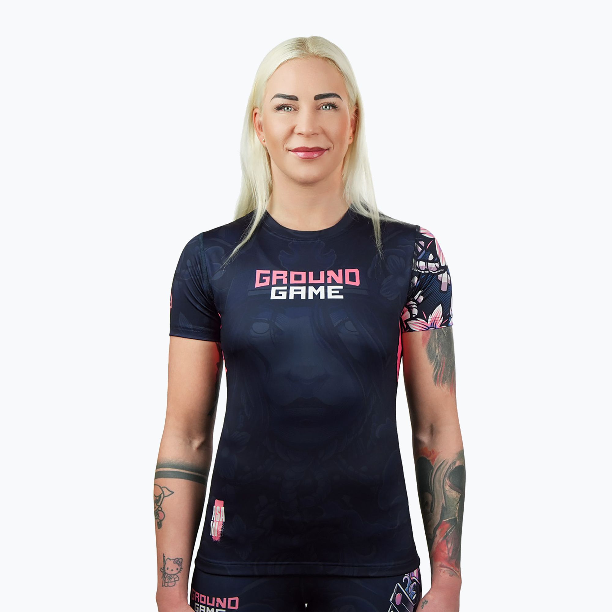 Ground Game női Rashguard Asami multicolor (24WRASHSSASAMIM) - Sportano.hu