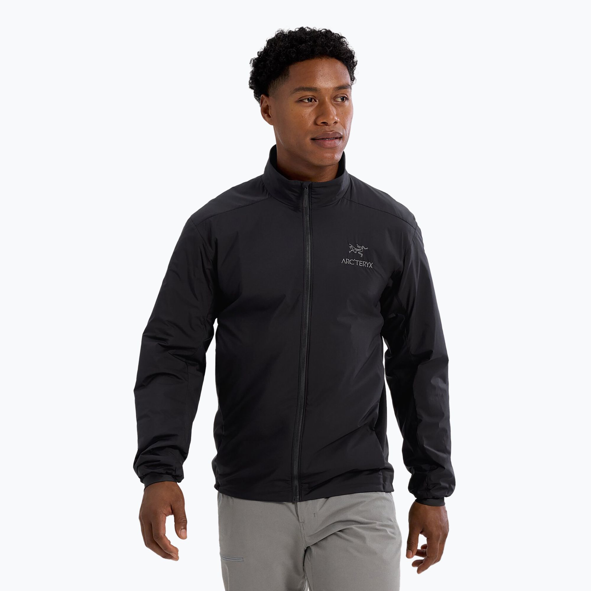 Férfi Arc'teryx Atom fekete sequoia/solaris hibrid kabát (X000007349002 ...