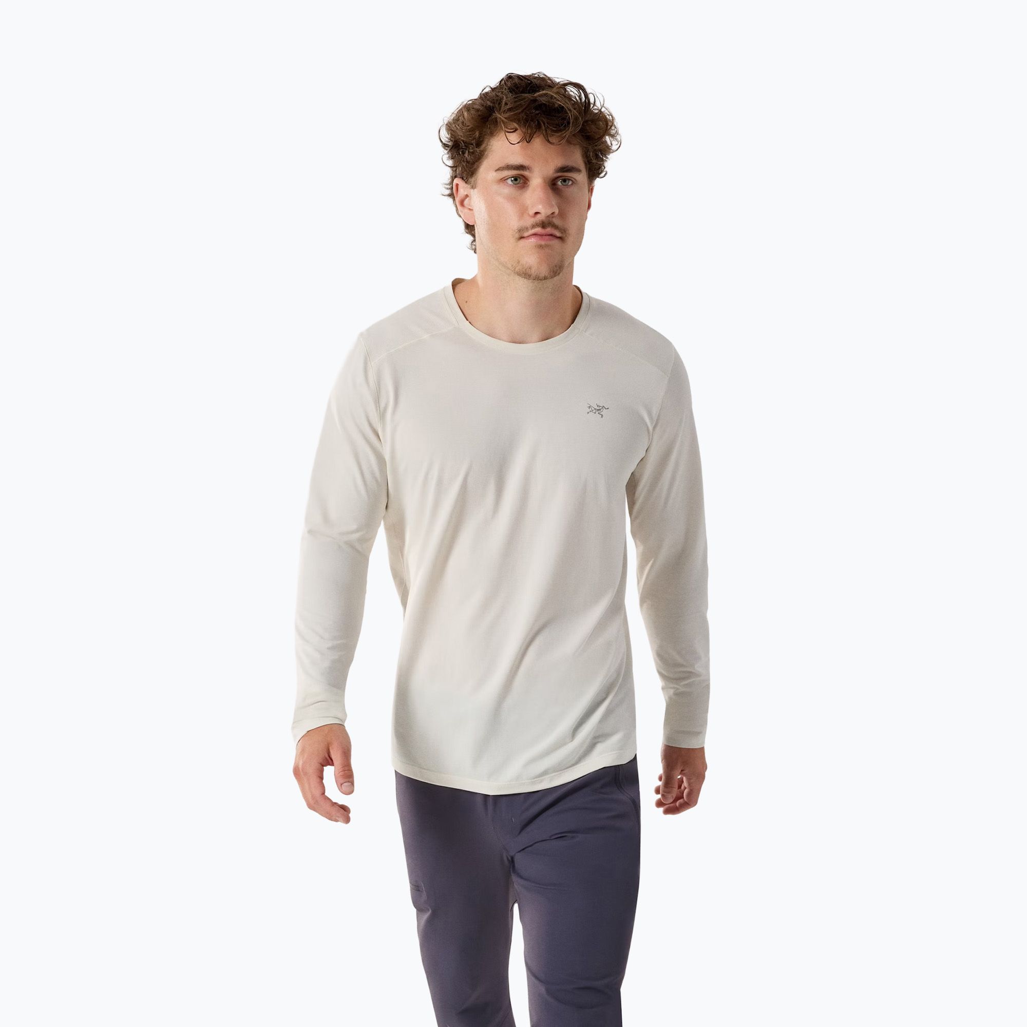 Férfi Arc'teryx Cormac Crew hosszú ujjú túrapóló arctic silk heather ...