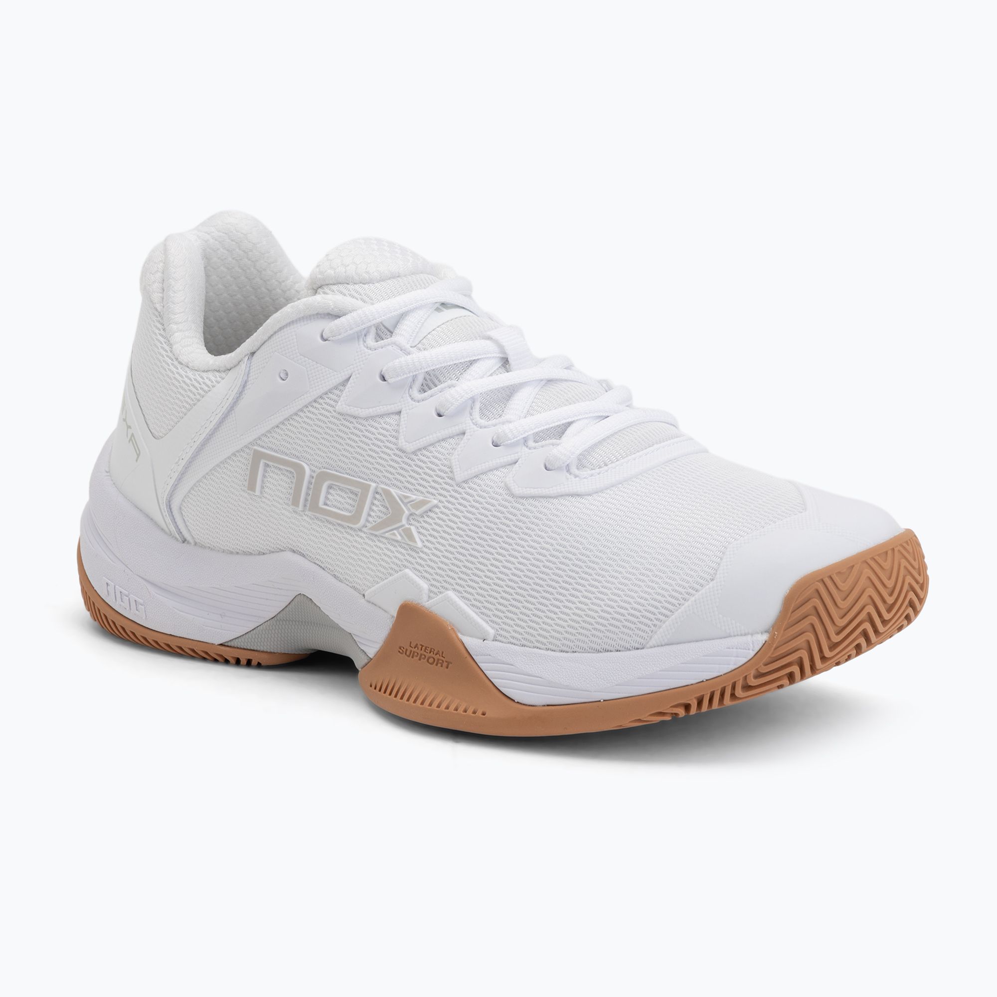 Padel cipő NOX ML10 Hexa white/gum rubber (CAL26HEXWHGR) - Sportano.hu