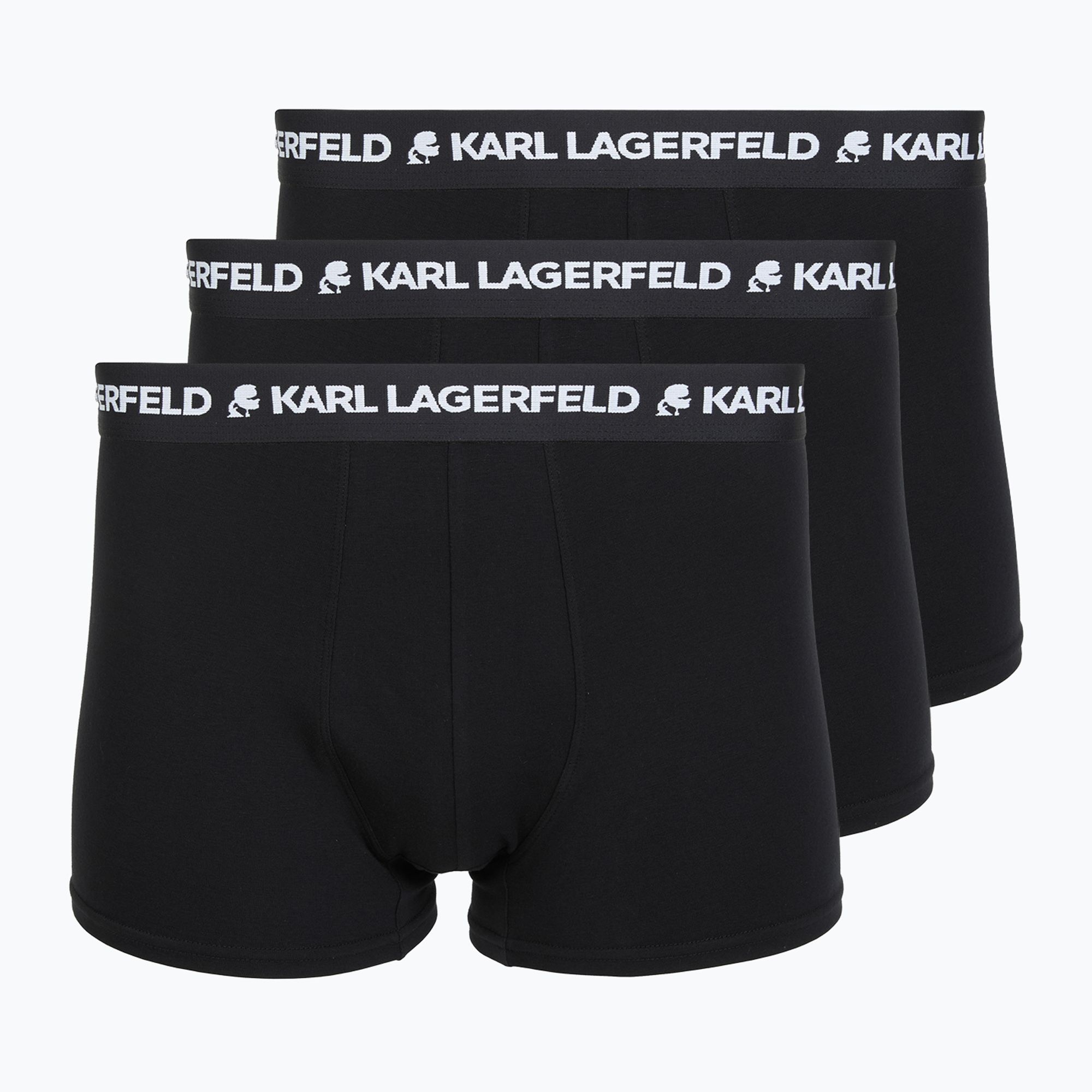 Férfi boxeralsók KARL LAGERFELD Logo Trunk 3 pár white (A1M47151 ...
