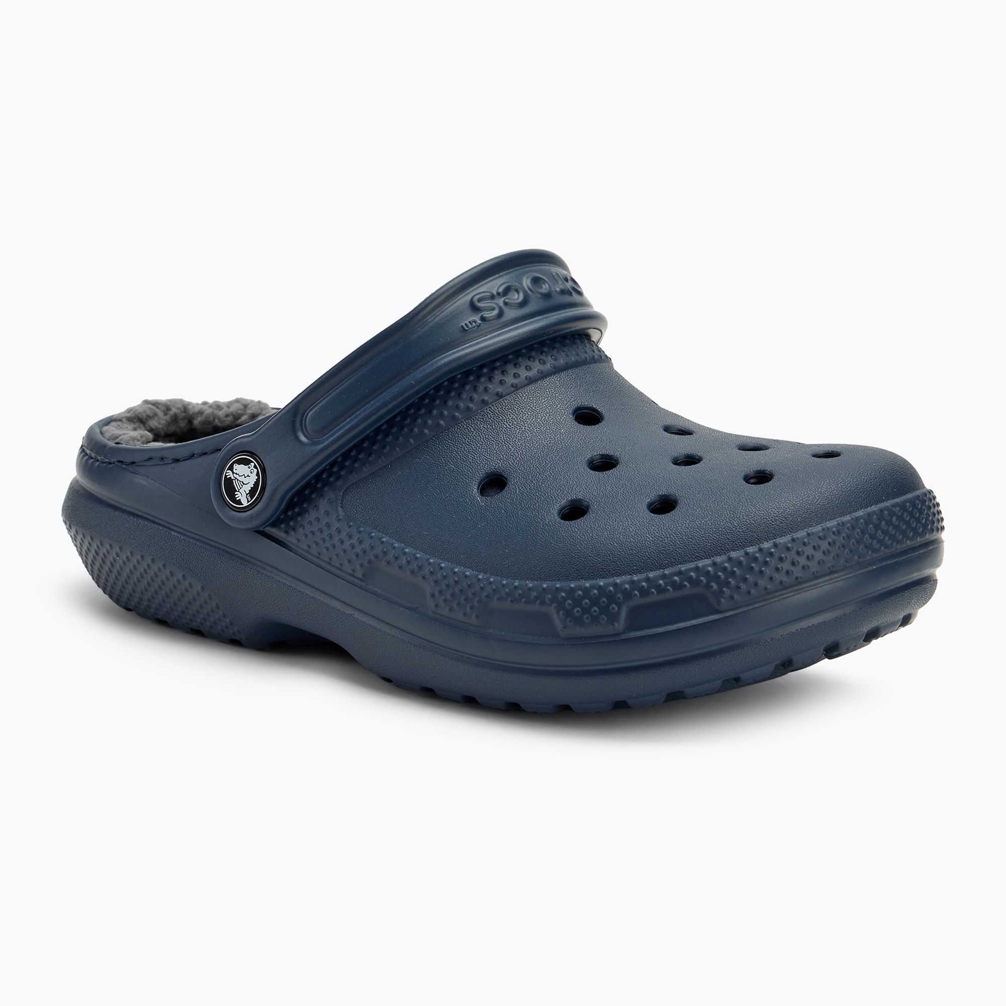Papucs Crocs Classic Lined Clog navy/charcoal (203591-459) - Sportano.hu