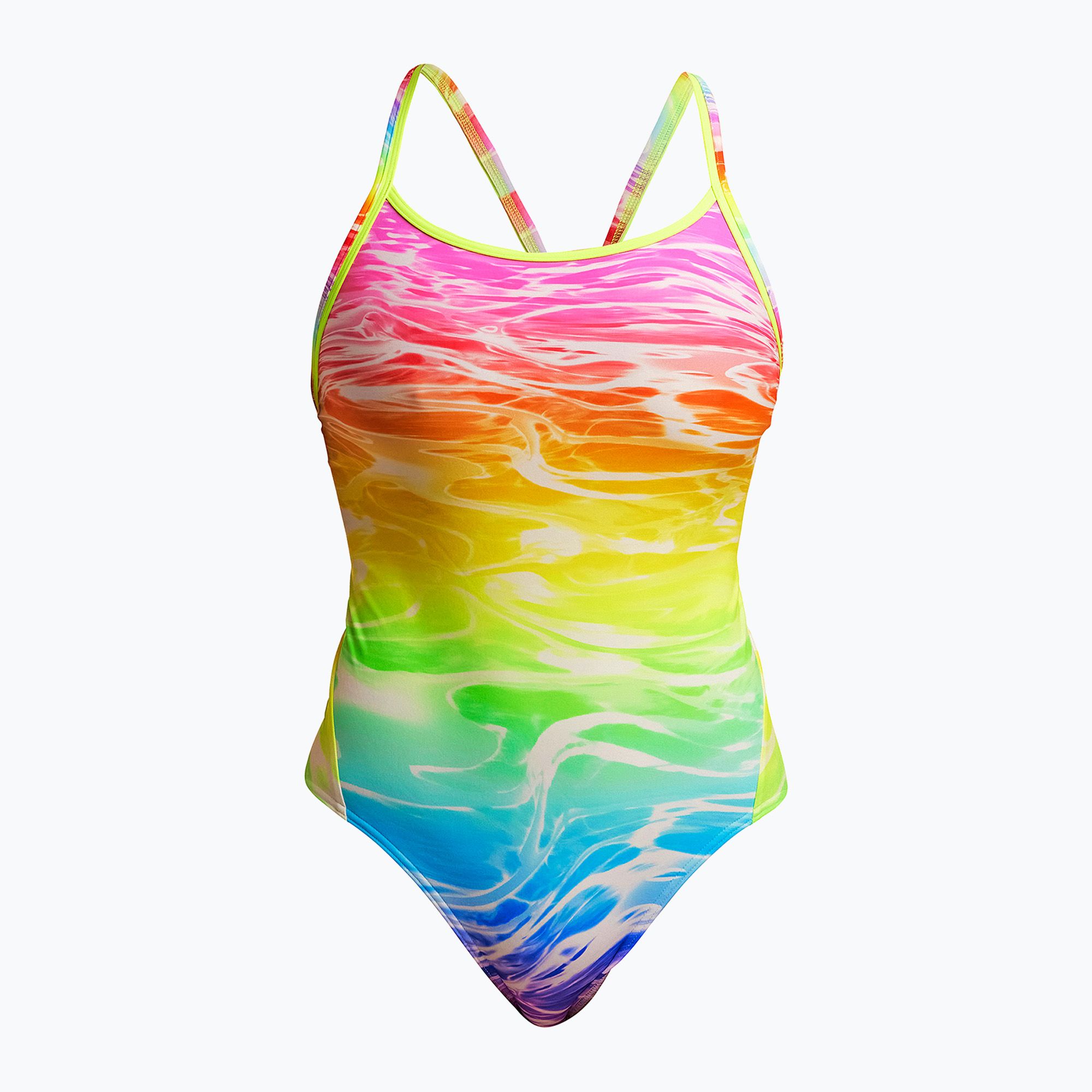 Női egyrészes fürdőruha Funkita Diamond Back One Piece egyrészes tó savas (FS11L7171408 ...